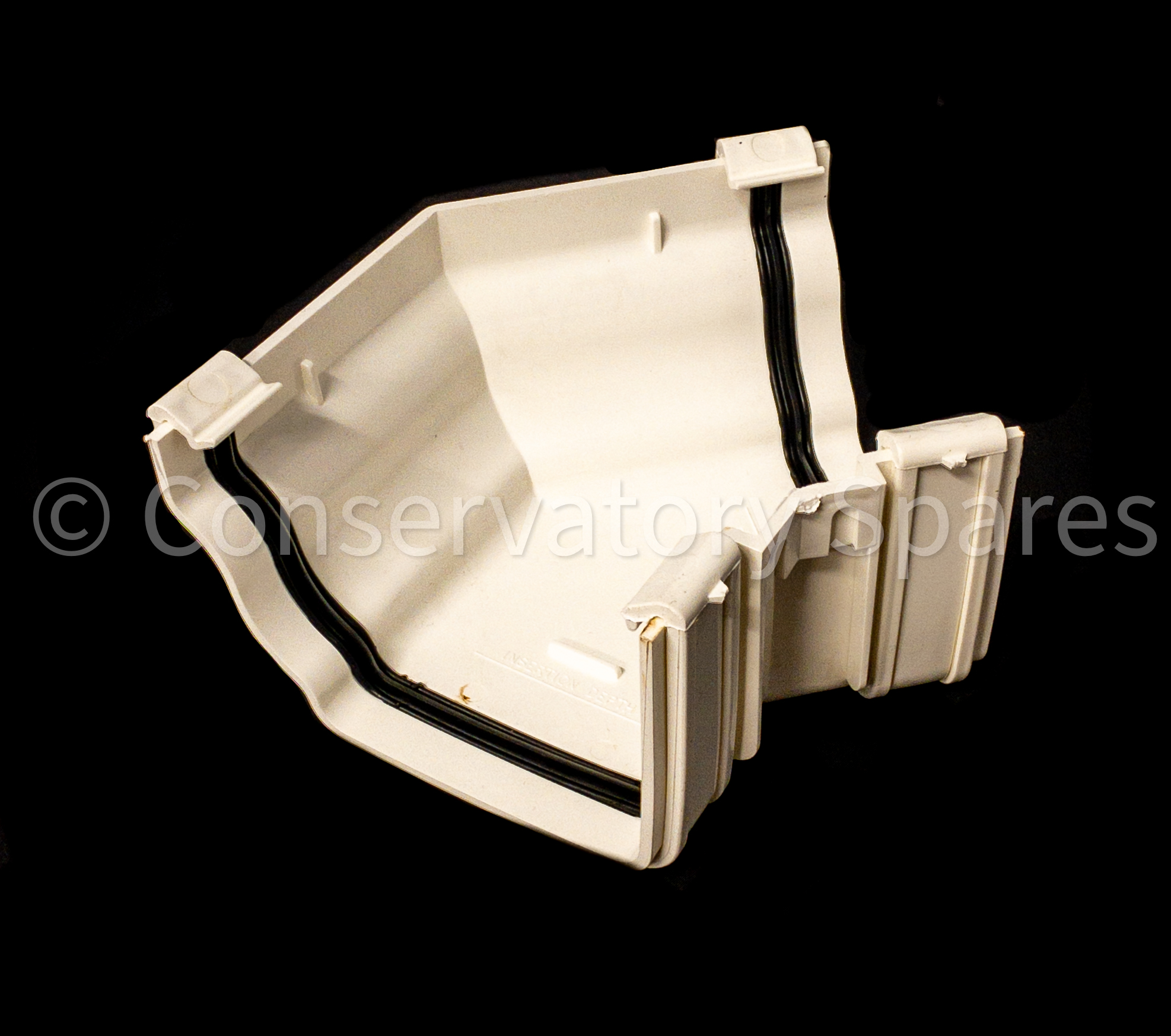 MGU135 – Ultraframe Marley Classic 135 External Gutter 45 Degree Angle ...