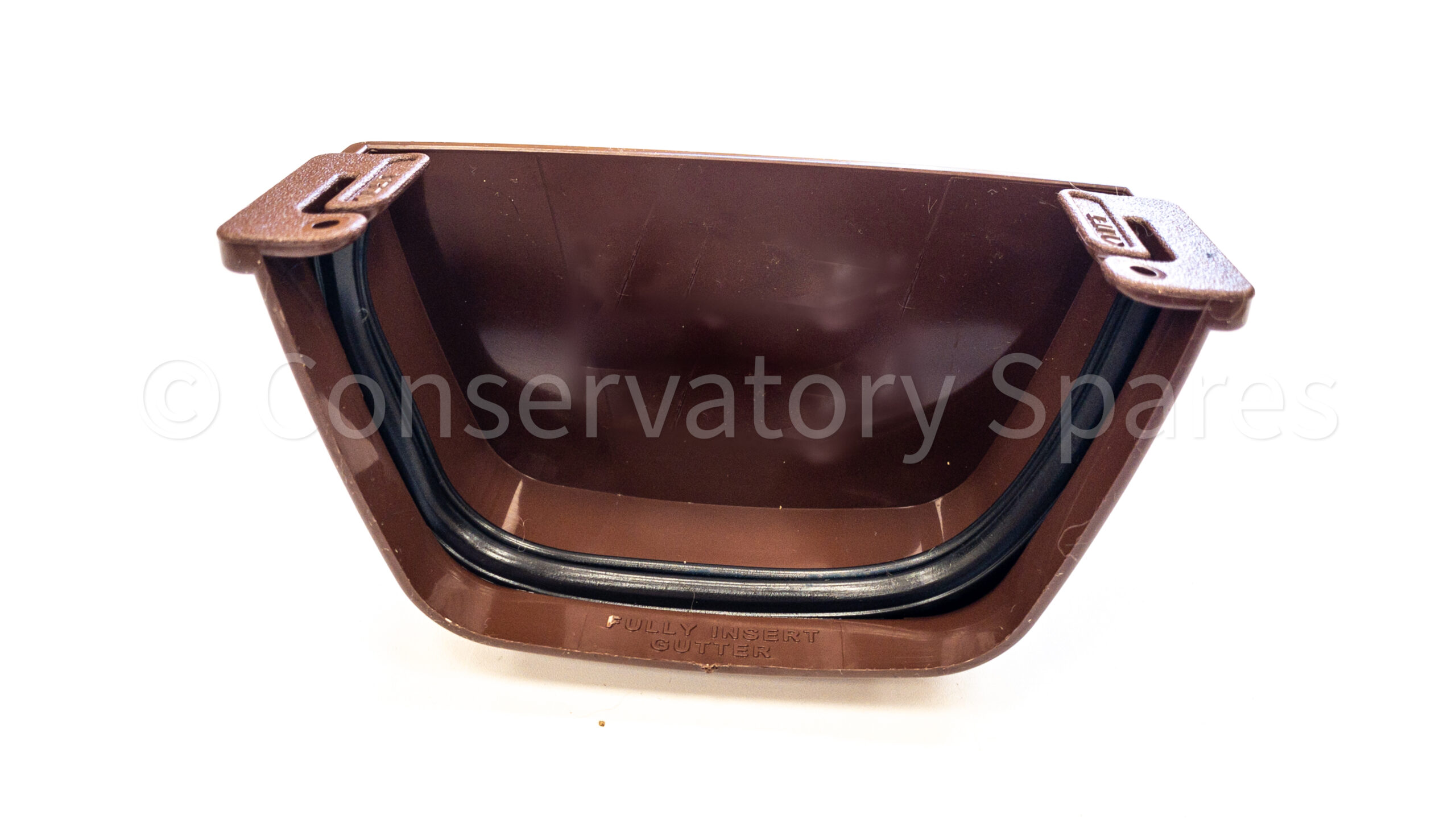REF2 Marley Flowline Ultraframe Conservatory Gutter External Stopend FSE002